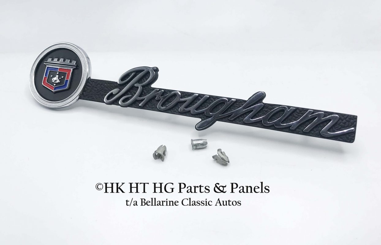 Brougham Left hand C Pillar Badge HK & HT - HK HT HG Parts & Panels