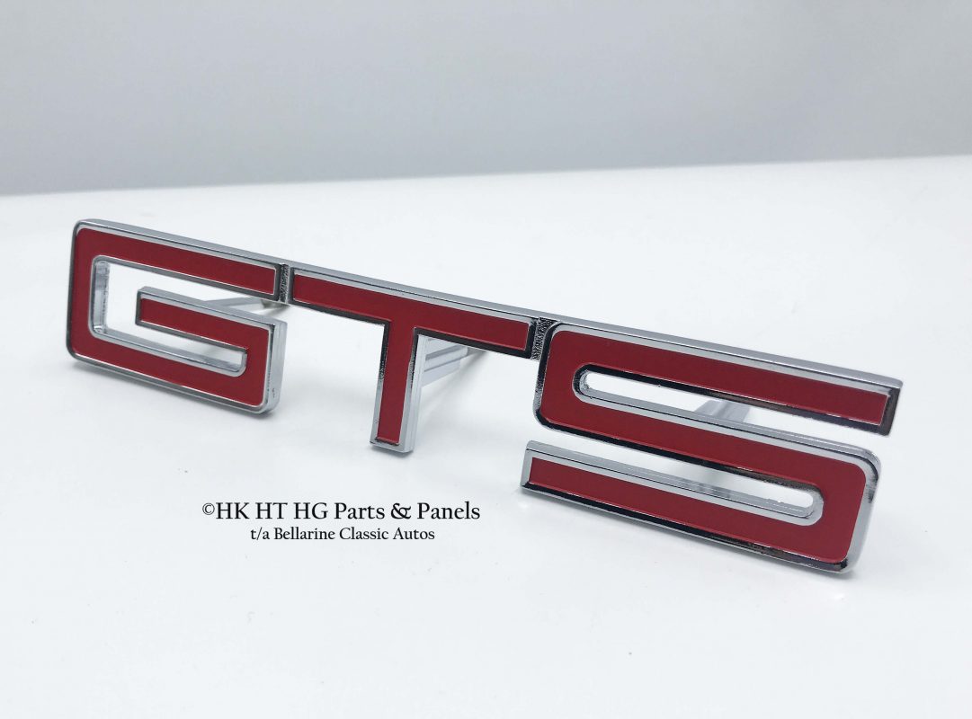 Monaro HT GTS Grille Badge Red - HK HT HG Parts & Panels
