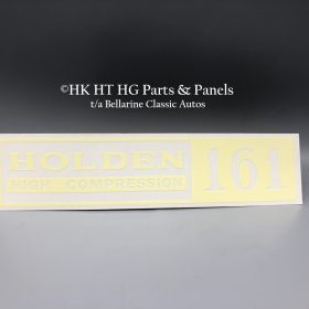 Holden 186S Rocker Cover Decal - HK HT HG Parts & Panels