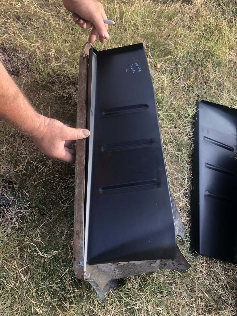 Inner Rear Quarter Filler Panel Right Hand HK HT HG - Suits all H-KTG ...