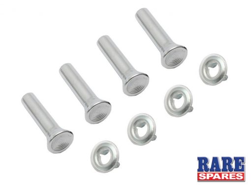 CHROME Door lock Knob kit 4 DOOR - HK HT HG Parts & Panels