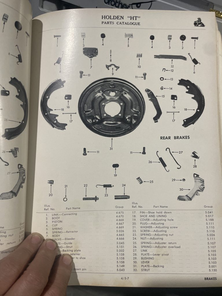 DRUM BRAKE KIT ASSEMBLY REAR - HK HT HG Parts & Panels