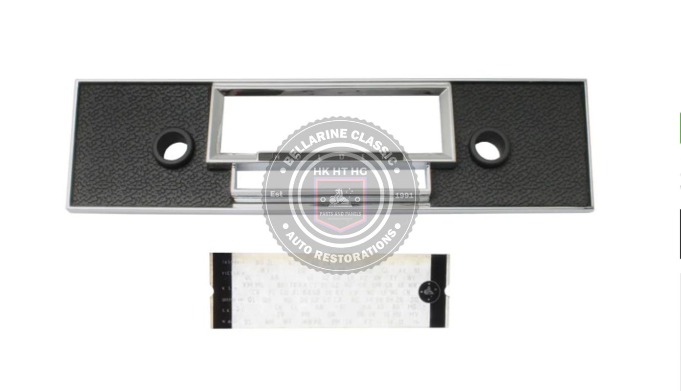 Radio Fascia Kit HK HT HG Push Button - HK HT HG Parts & Panels